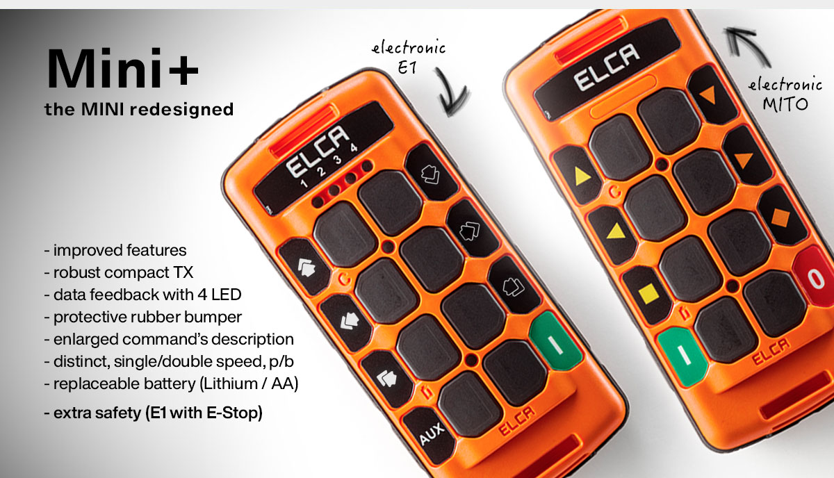 ELCA Radiocontrols - Industrial Safety Commands and Remote Controls
